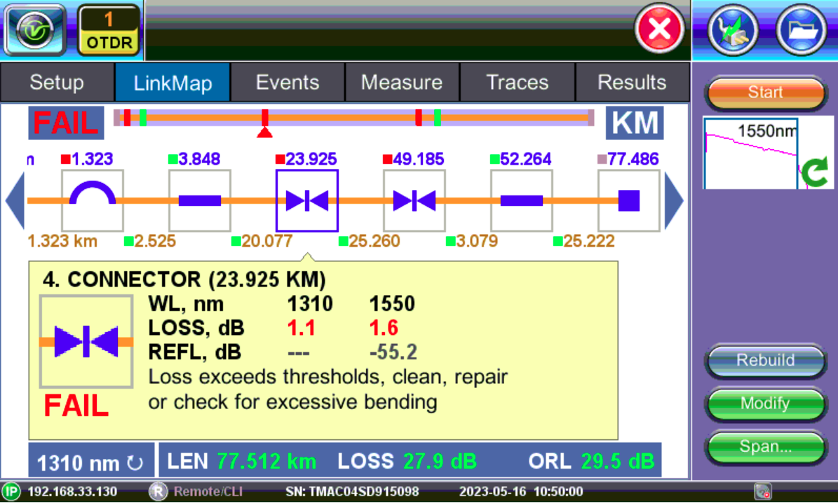 What are the V-Scout and Link Map OTDR Functions?