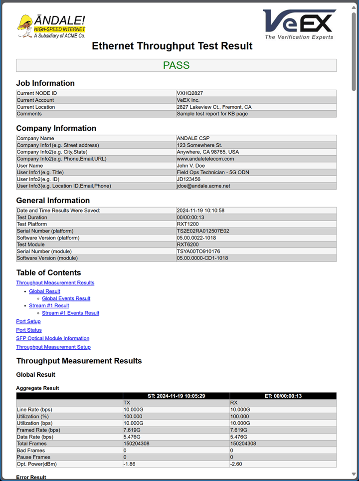 Why Printed Test Reports' Format Looks Different When Printed of PDF?