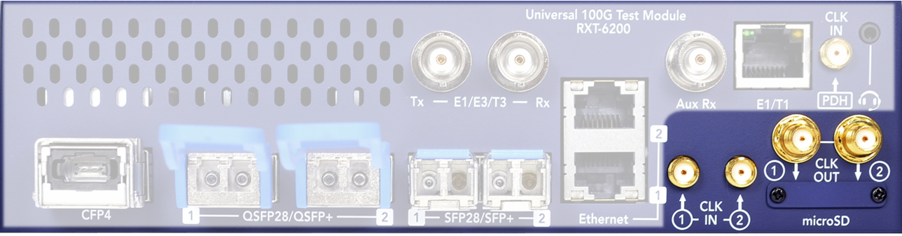 What are the CLK A and CLK B SMA External Clock Reference Ports Used For?
