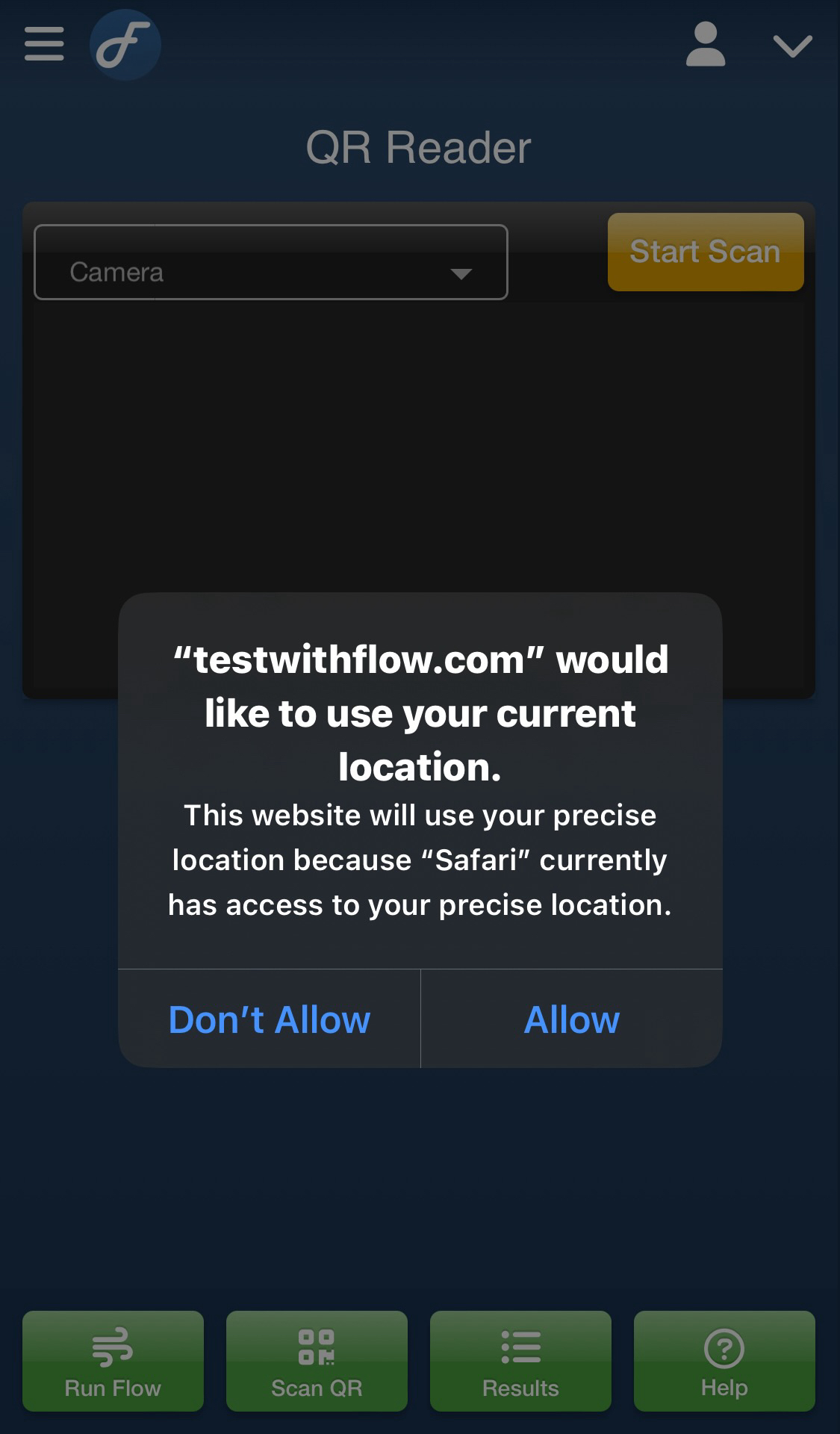 Test With Flow - Results Management