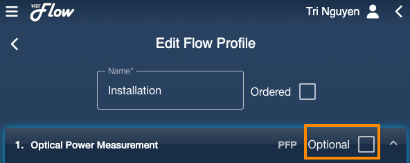 Test With Flow - Flow Profiles Management