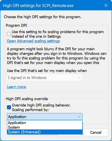 VeEX's PC Application GUI Doesn't Look Right in Windows™ (Not Rendering or Displaying Correctly ...