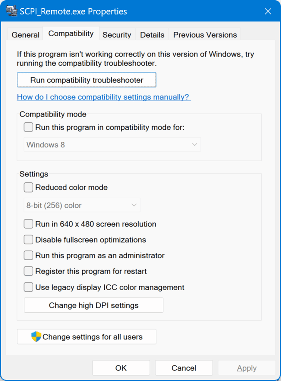 VeEX's PC Application GUI Doesn't Look Right in Windows™ (Not Rendering or Displaying Correctly ...