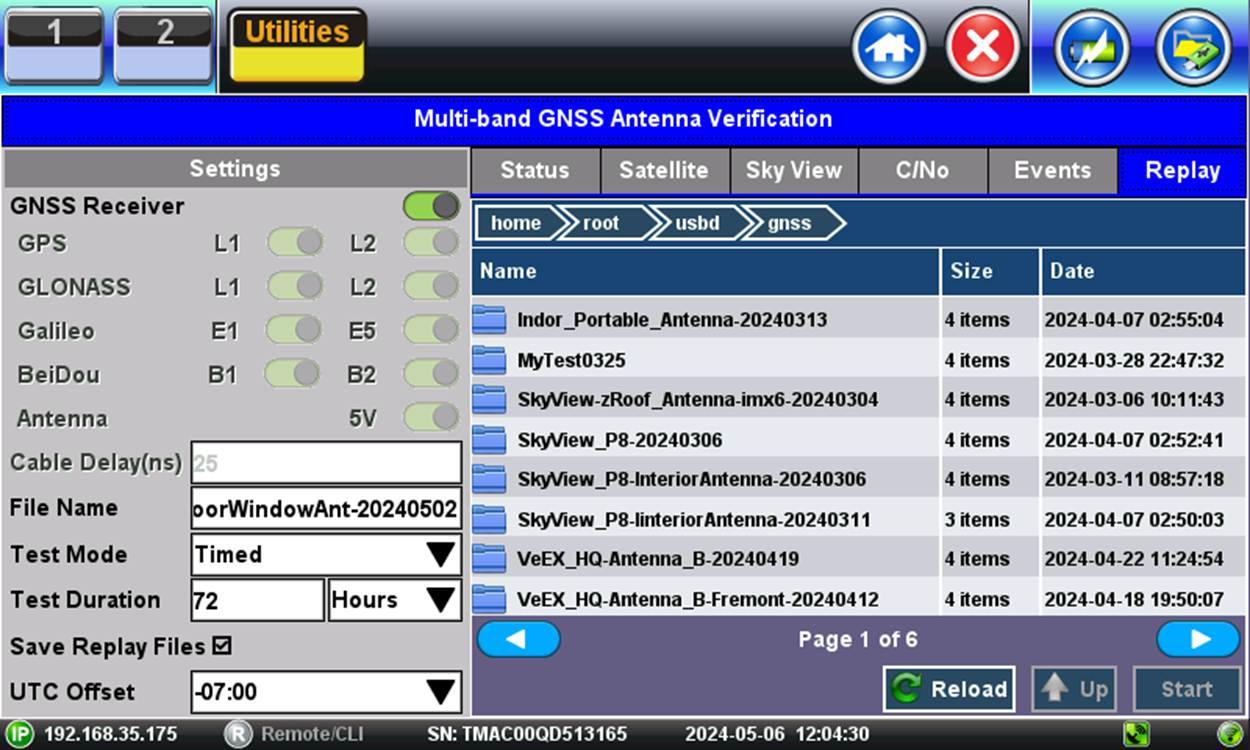 What is the "Save Replay Files" Check Box in GNSS SkyView for?